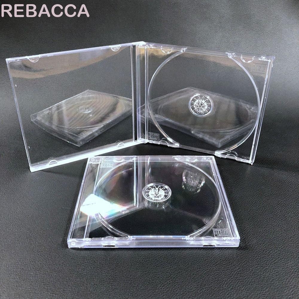 REBACCA CD Protective Case, Translucency Dust Protection Disc CD Box ...