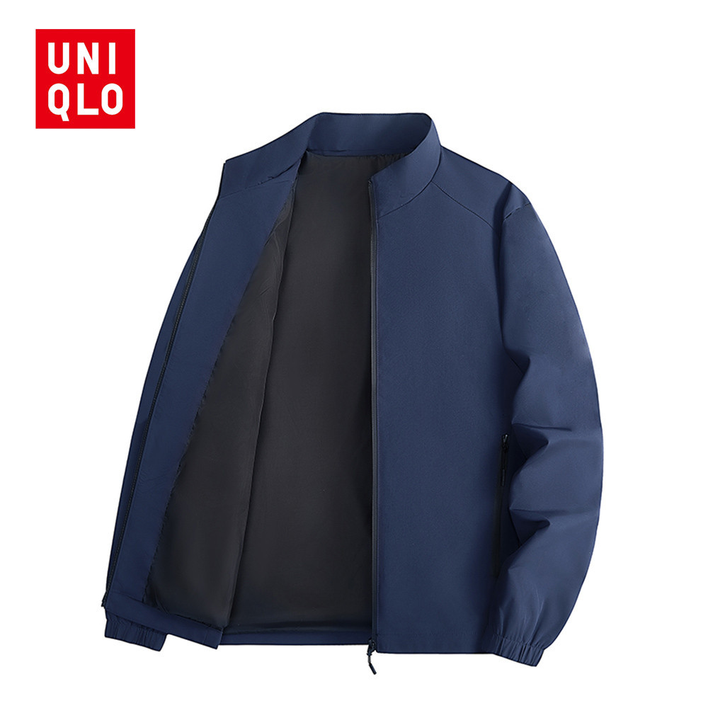 UNIQLO Men's Standing Collar Jacket 2024 Fall New Jacket Baseball ...