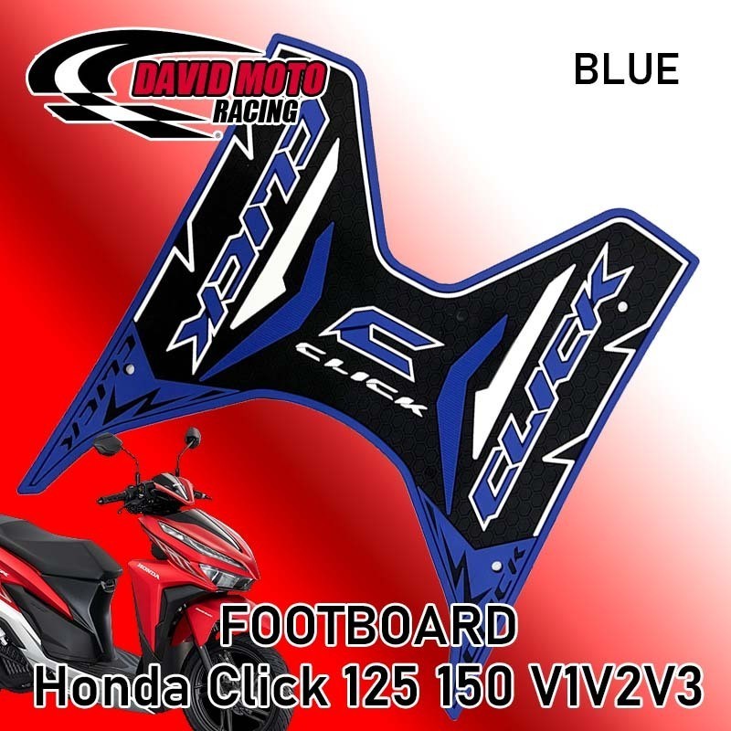 HONDA CLICK 160 MOTOCYCLE RUBBER MATTING FOOTBOARD WITH BOLTS ...