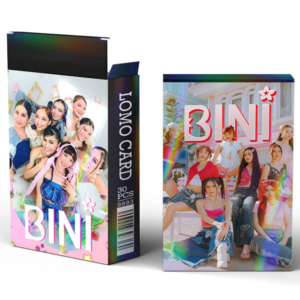 BINI Photocards Biniverse CHERRY ON TOP Laser Hologram Lomo Cards Aiah ...