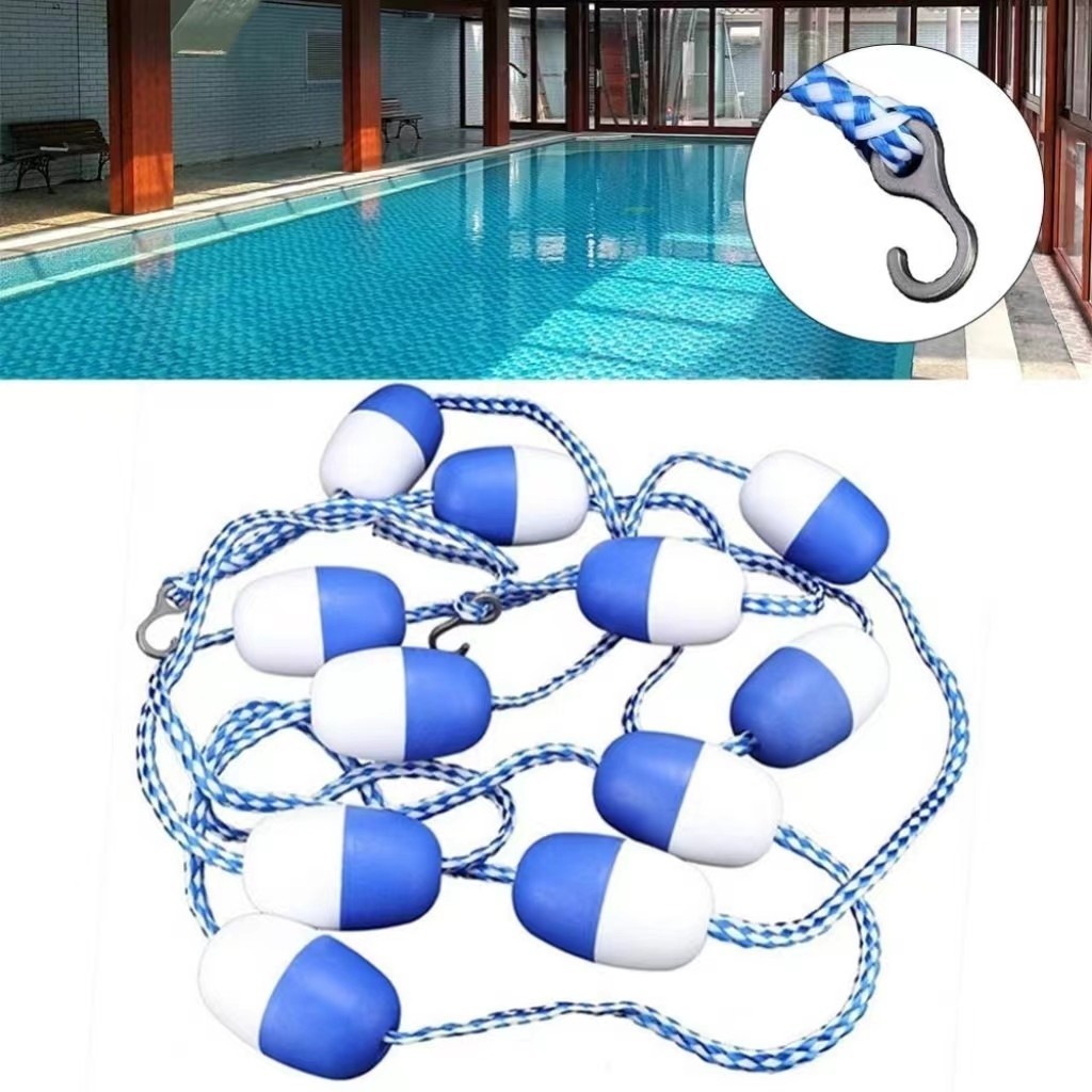 PVC Reuse Swimming Pool Safety Divider Float Rope Line Enhance Pool ...