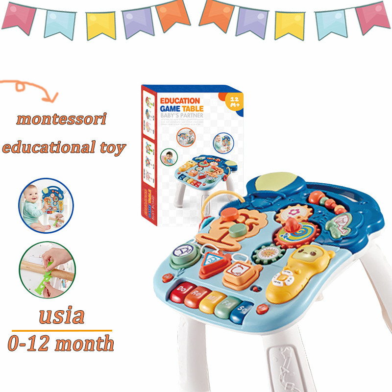 Busy Board for Baby Early Learning Game Table Piano Musical Toy ...