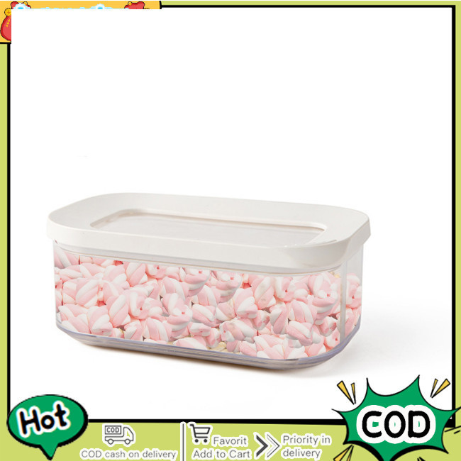 425ml/1000ml/1500ml Storage Containers Stackable Transparent Grains Jar ...