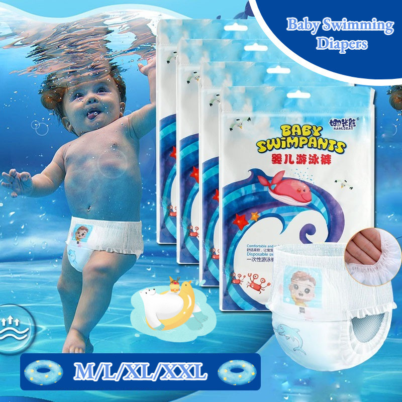 Baby Swimming Diapers Disposable Waterproof Pull-up Pants For Baby ...