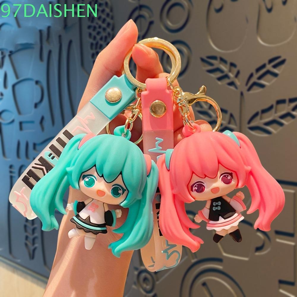 DAISHEN Hatsune Miku Key Ring, Hatsune Miku Cartoon Cartoon Doll Key ...