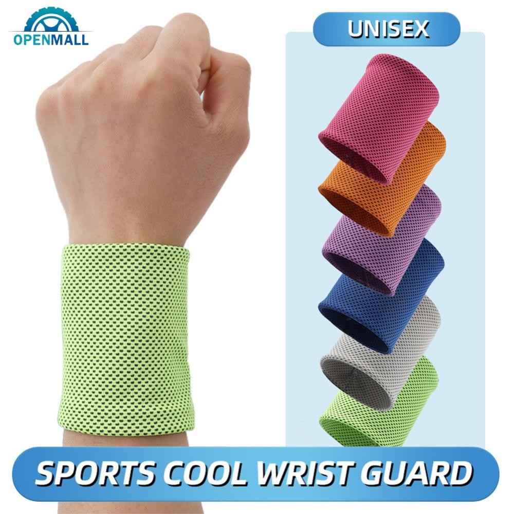OPENMALL Summer Ice Cooling Wrist Sweatband Tennis Sport Wristband ...