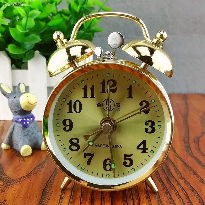 COD/Super sound wake up horseshoe watch alarm clock mechanical old ...