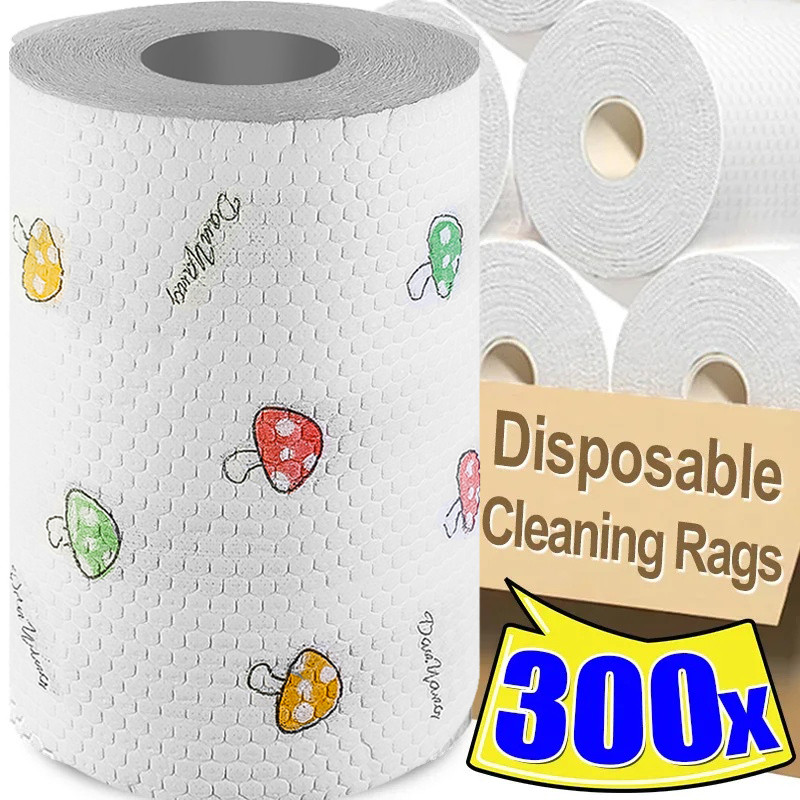 Disposable Kitchen Lazy-wash Rags - Reusable Wet and Dry Dishwashing ...