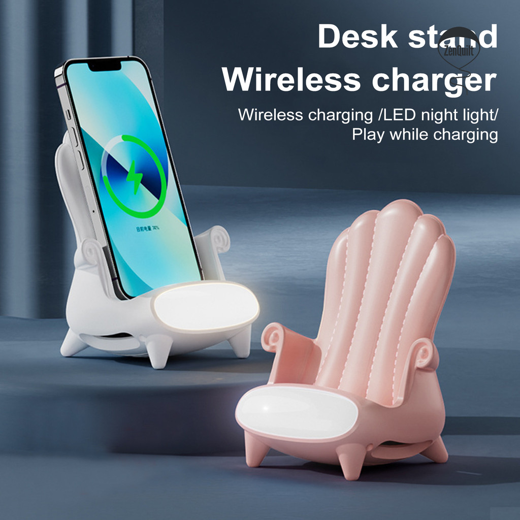 {CT}Portable Chair Wireless Charger Stand Wireless Fast Charging ...