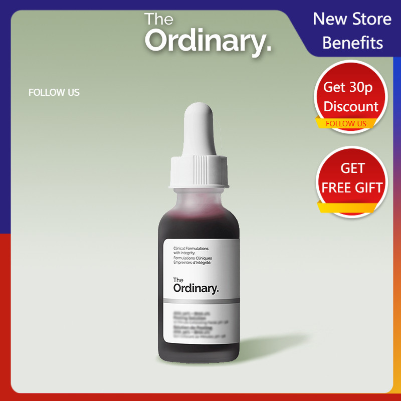 The Ordinary Peeling Solution Serum AHA 30% + BHA 2% Serum Acne And ...