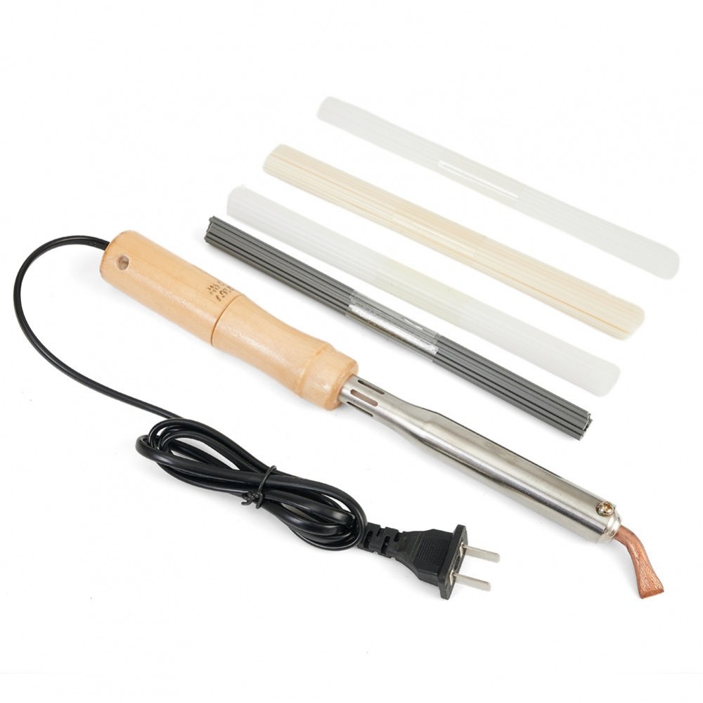 Electric Soldering Iron Iron Mesh PLASTIC Repair Rod TPO WELDING Welder ...