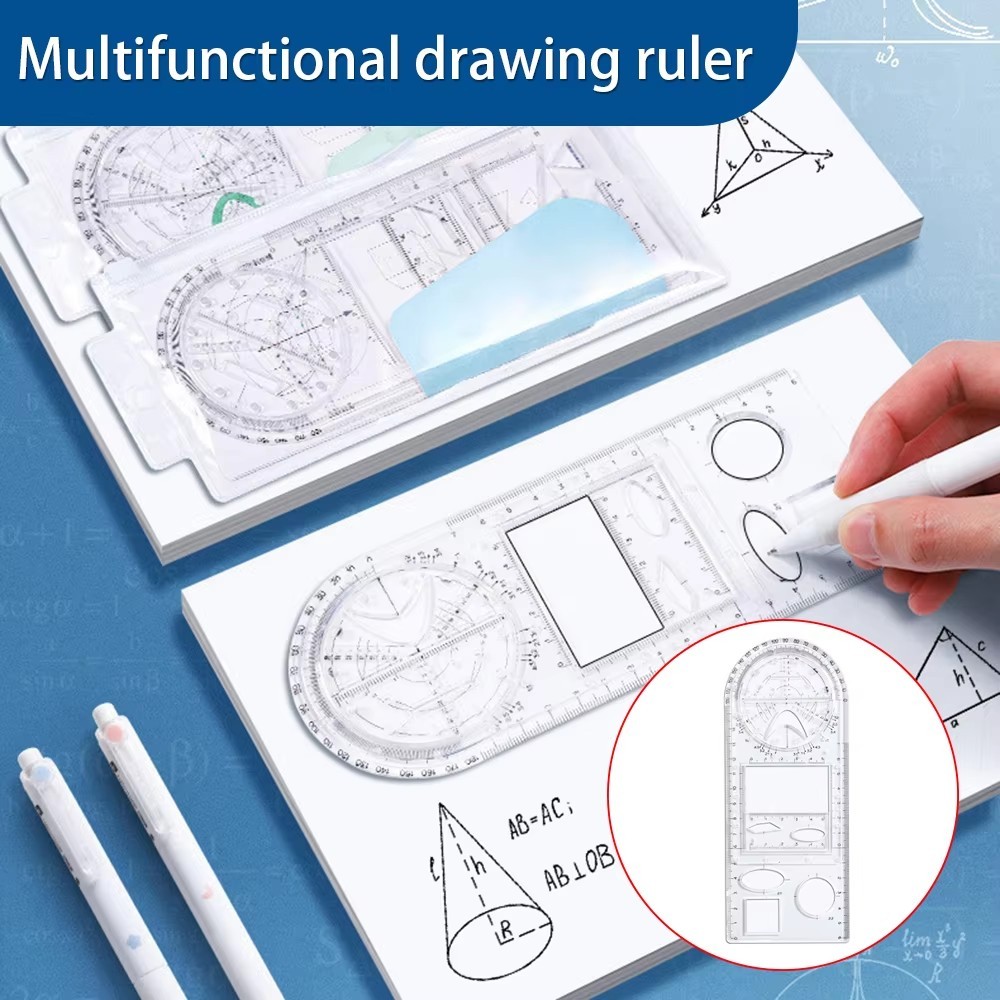 Student Exam Planar Figure Protractor / School Teaching And Office ...