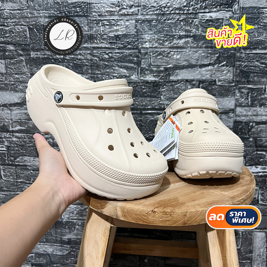 Organizing A Promotion New crocs Bella clog Heel Shoes Light And Comfortable. There Are 3-4 ...