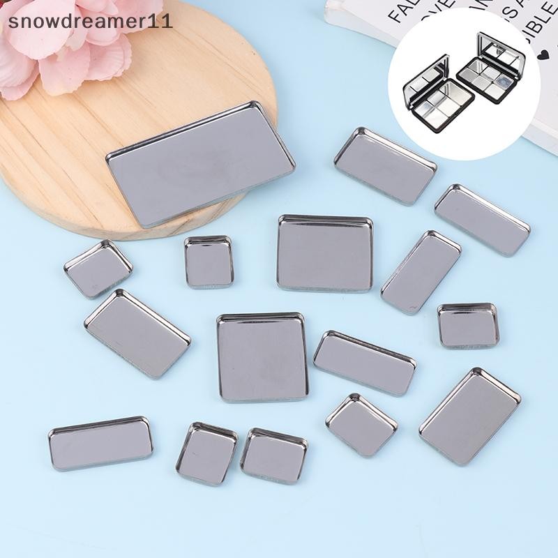 Snph 1/2/3/4/6pcs Empty Eyeshadow Tin Pans Makeup Palettes Empty Square ...