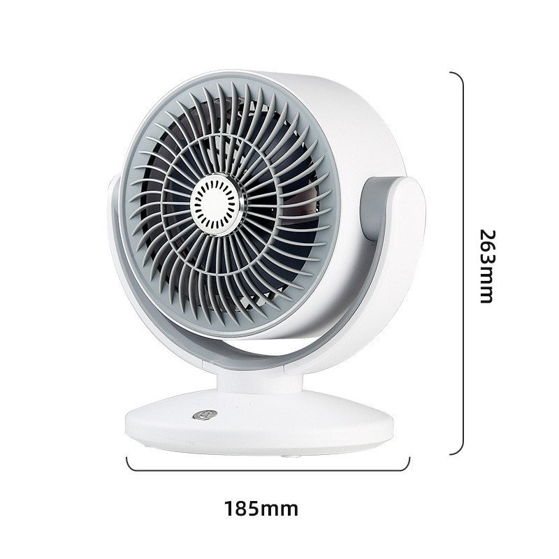 Automatic Shaking Head Air Circulator USBCharging Desktop Fan 2400Ma ...
