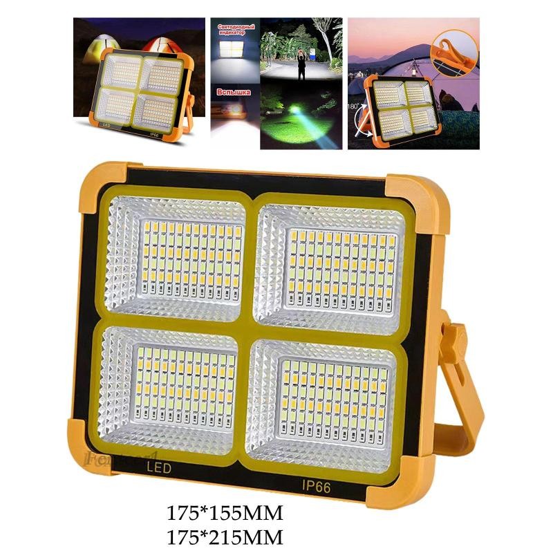 [Fenteer1] Solar Multifunctions LED Flashlight Powerful Portable ...