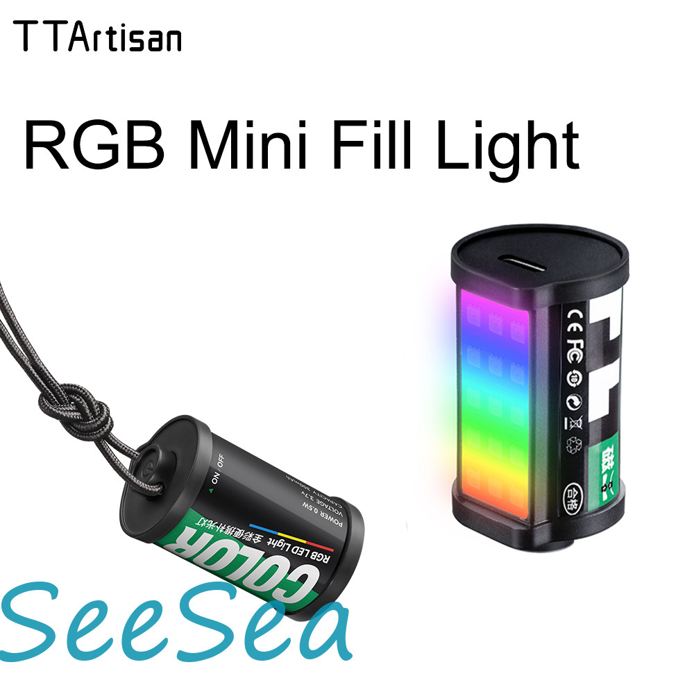 TTArtisan RGB Mini Magnetic LED Fill Light 400-750nM Visible Light ...