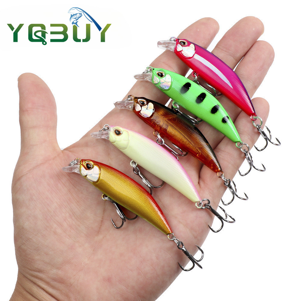 Fishing Lure 7cm/8g Sinking Minnow Ghost Shrimp with Strengthen The ...