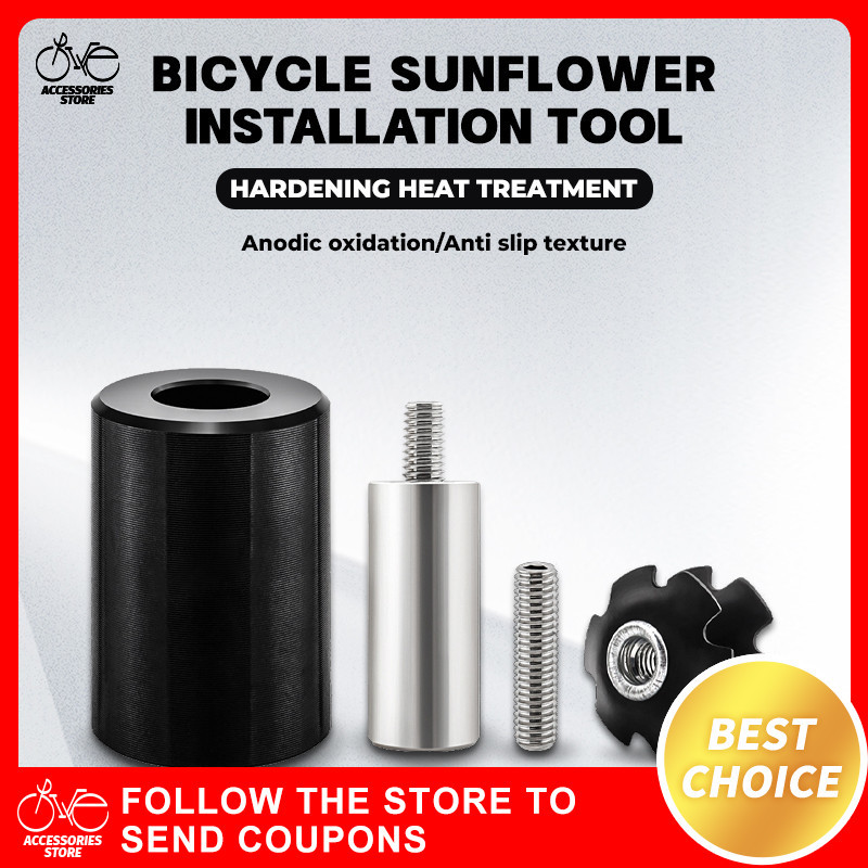 Bike Fork Headset Star Nut Setting Tool Threadless 28.6mm Installer ...