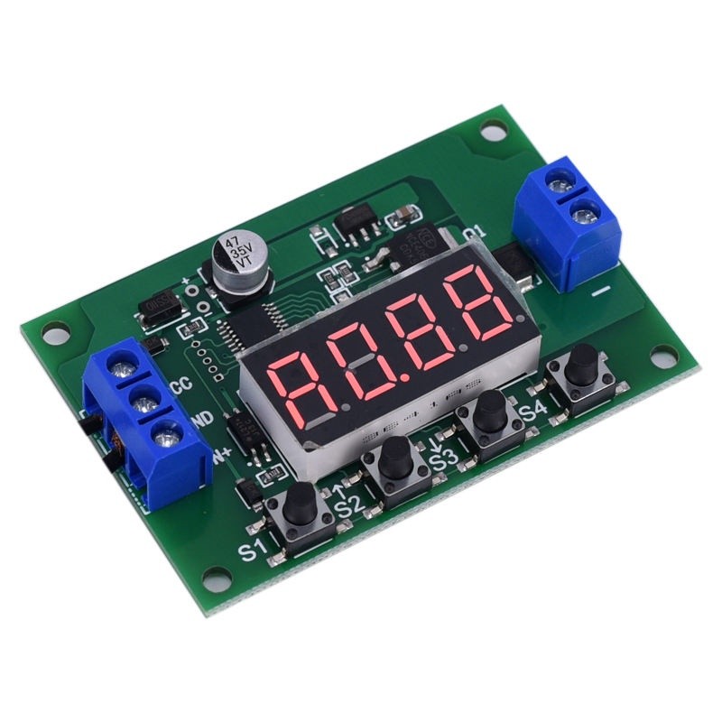 Delay time relay module 5V12V24V timing programmable pulse cycle power ...