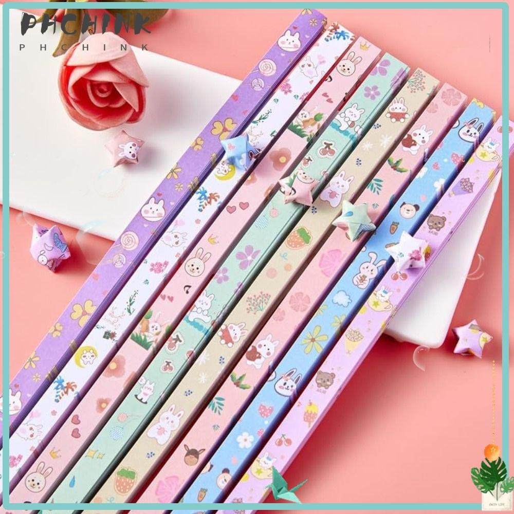 CHINK 540 Sheets Star Origami Paper, Art Craft Cartoon Star Paper Strip ...