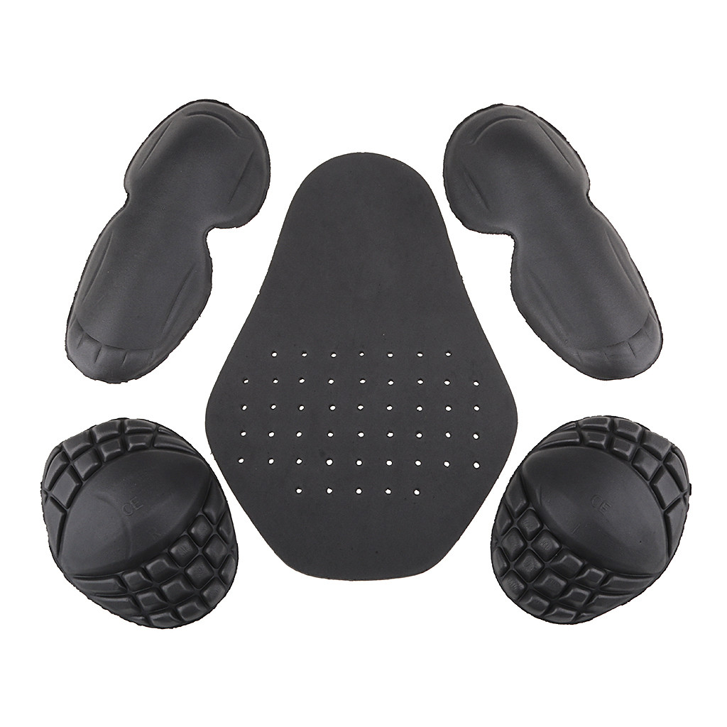 Motorcycle Back Shoulder Elbow Protectors Pad Armour Motorbike Guard ...