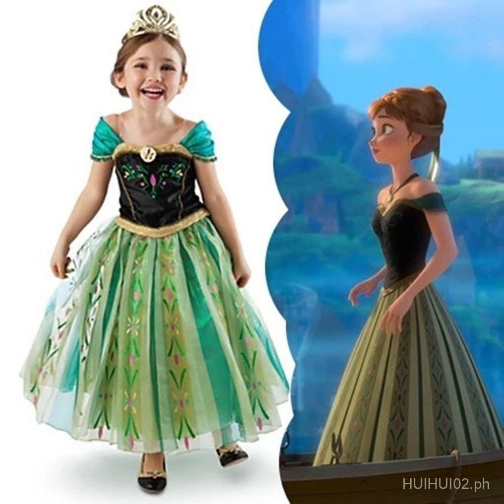 Kids Girl Frozen Queen Anna Cosplay Dress Princess Party Costume ...
