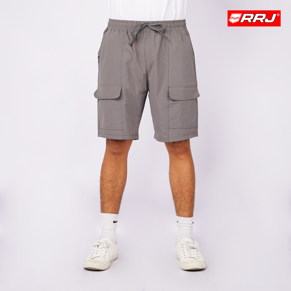 RRJ Men's Basic Non-Denim Cargo Short Regular Fitting Mid-rise 155193 ...
