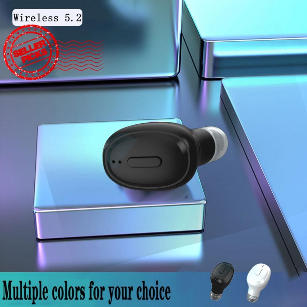 Mini Single Ear Bluetooth Headset Long Standby Battery Earphones In-ear ...