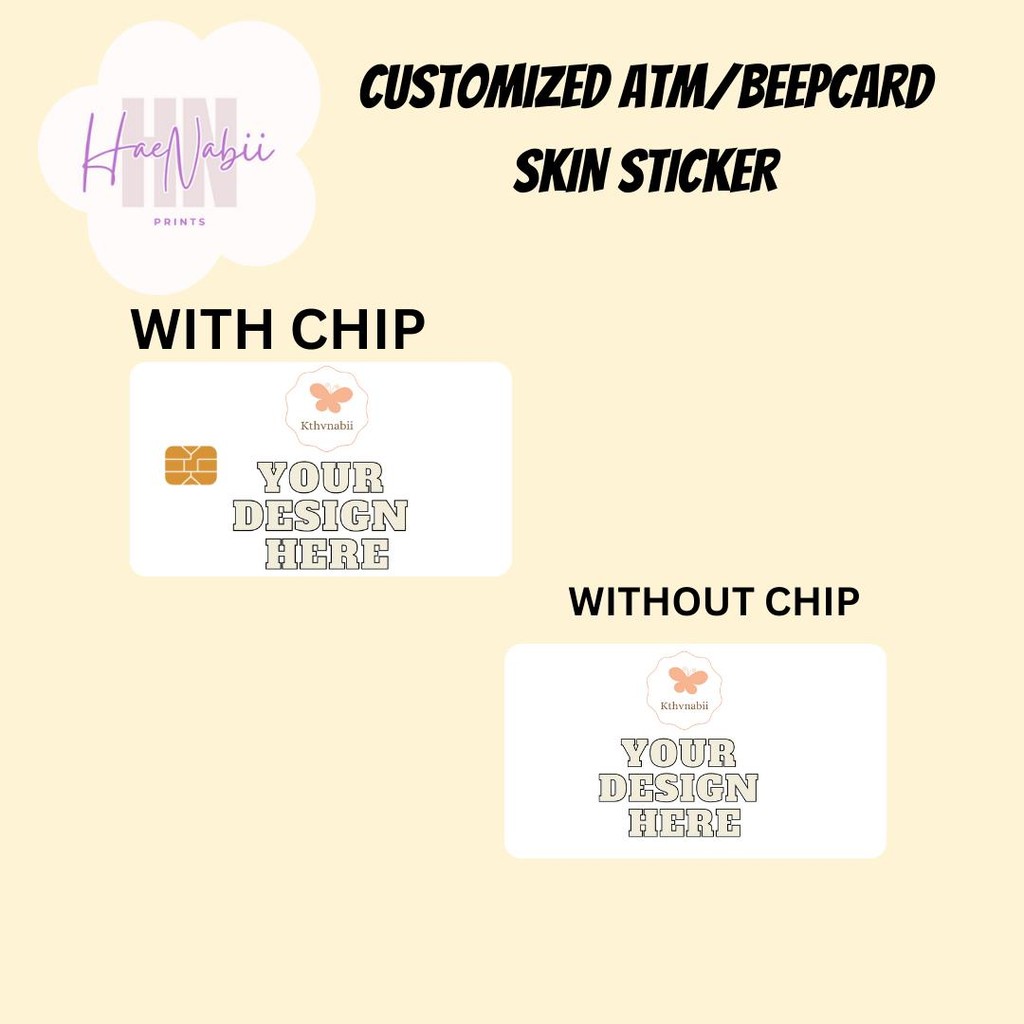 CUSTOMIZED ATM/BEEPCARD SCRATCH PROOF | Shopee Philippines