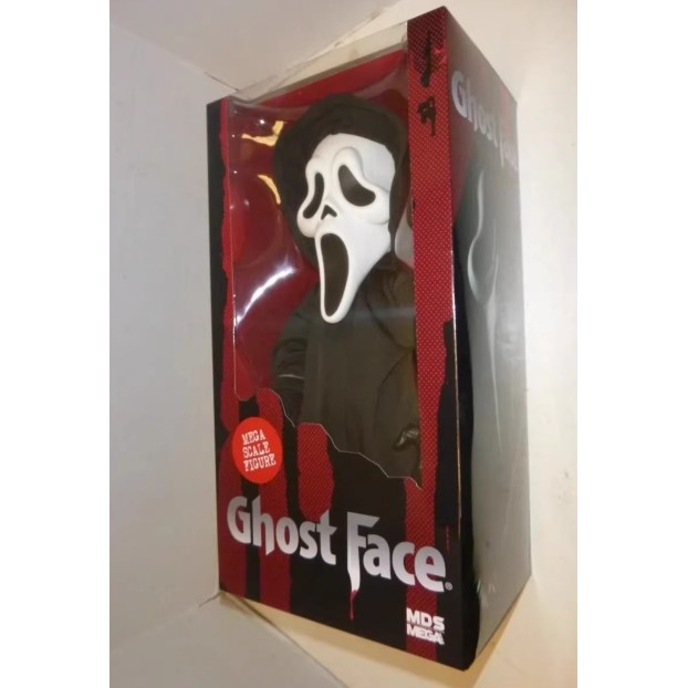 MEZCO MDS MEGA Ghost Face Screaming Ghost Face Mask Maniac 15-inch ...