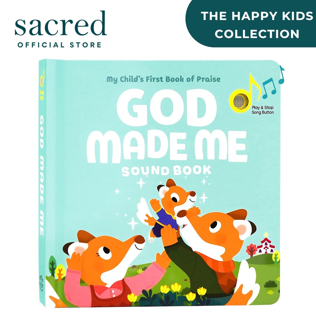 GOD MADE ME | The Happy Kids Collection Sound Book | Shopee Philippines