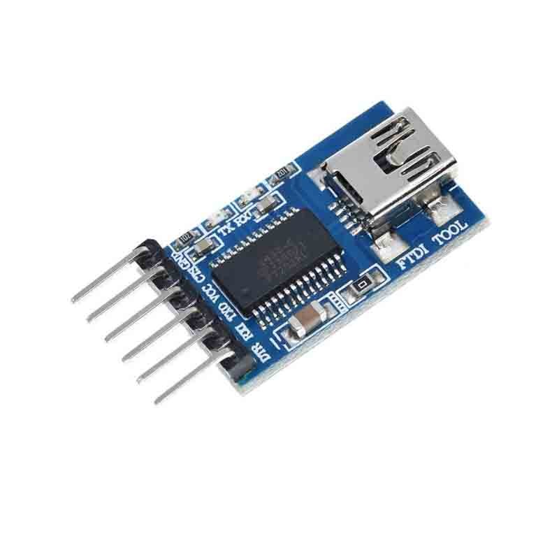 USB to TTL support 3.3V 5V dual power FT232RL FTDI MWC debugger ...