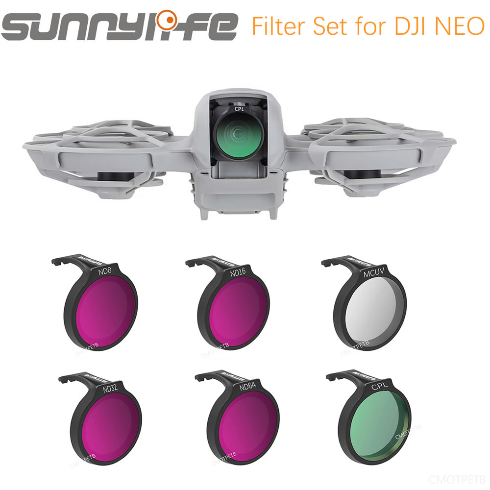 Sunnylife ND Filters for DJI NEO Filter Adjustable Glass Lens MCUV CPL ...