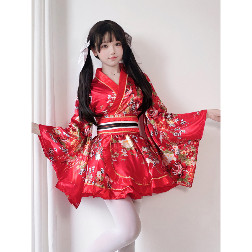 Japanese Formal Costume Traditional Kimono cosplay Costume Summer ...