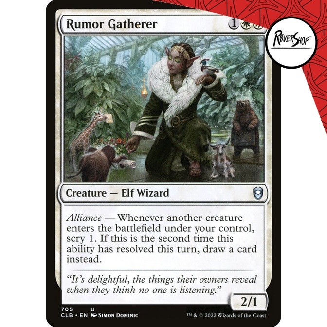Magic The Gathering Card : Rumor Gatherer | Shopee Philippines