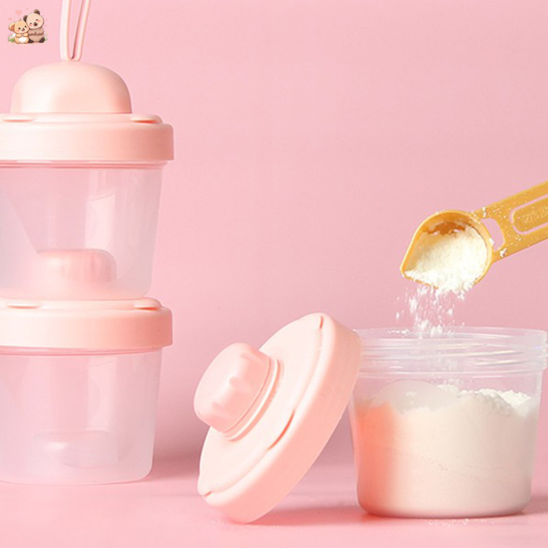 Portable Baby 3 Layer Milk Powder Dispenser Container Breast Milk ...
