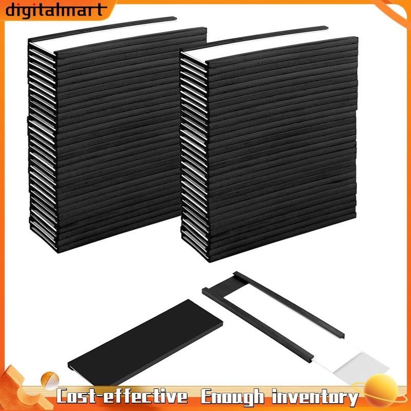 [digitalmart]60 Pack Magnetic C Channel Label Holders for Metal Racks ...