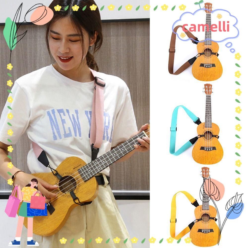 CAMELLI Ukulele Strap Durable Sling With Hook Hang Neck Musical ...