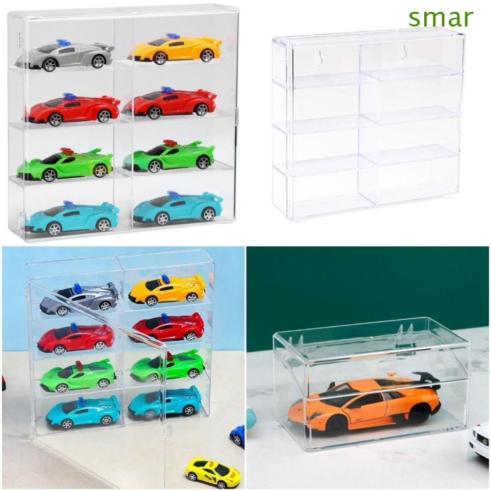 Local delivery SMAR 1/4pcs Car Display Box, 8 Grid Dustproof Acrylic ...