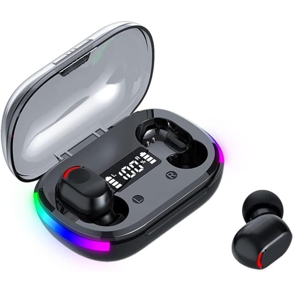 Wireless Earbuds, HiFi Digital LED Display Stereo Gaming Earbuds ...