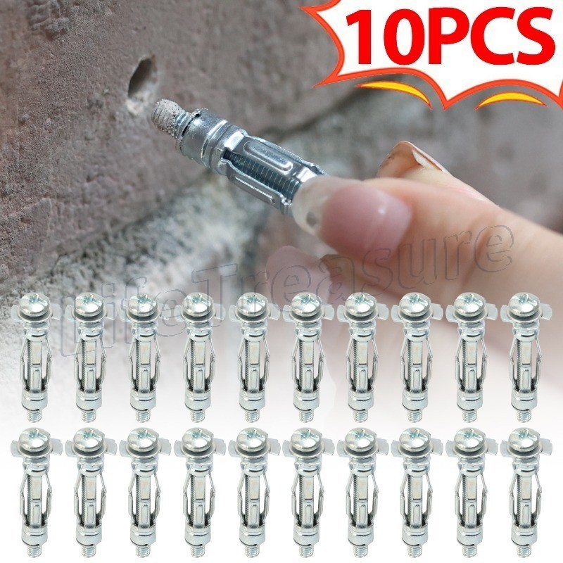 Hollow Gecko Tube Expansion Bolt - Carbon Steel Wall Fixation - Indoor ...