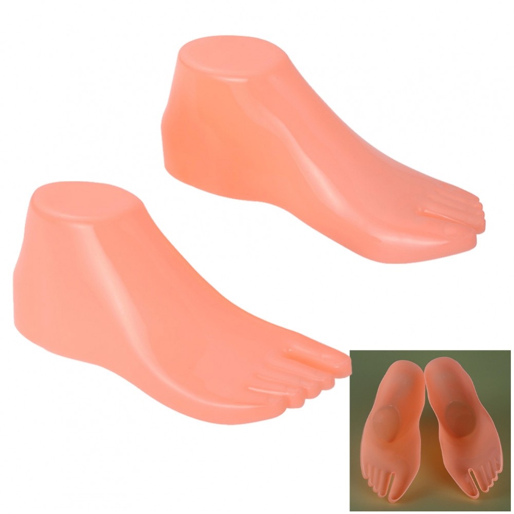 Hard Plastic Foot Models Display Mannequins PVC Repeated Use Shoe ...