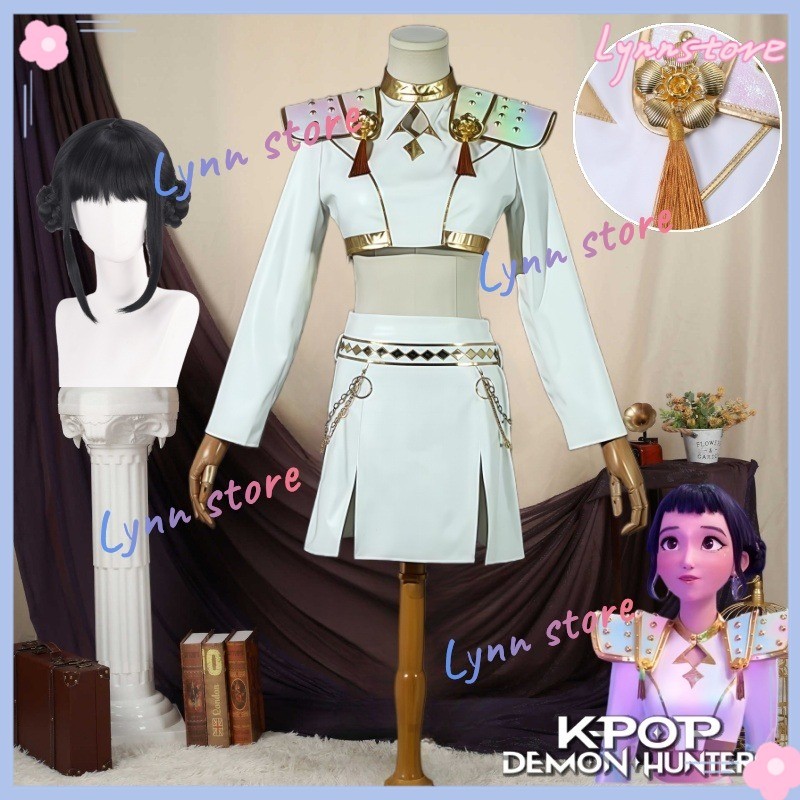 New Arrivals KPOP DEMON HUNTERS Cosplay Costume Wig RUMI ZOEY MIRA ...