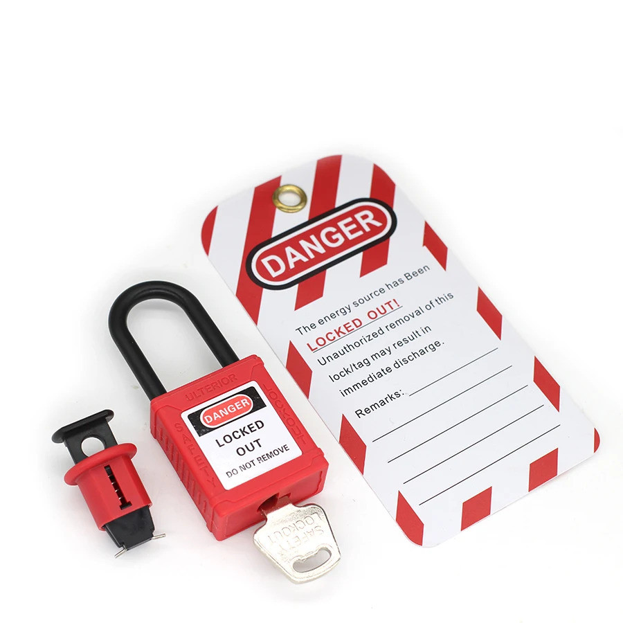 MCB Circuit Breaker Lockout Device with Free Tag & Safety Padlock ...