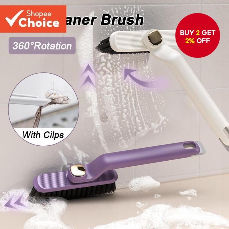 360-Degree Rotating Crevice Cleaning Brush - Multi-Function Toilet ...