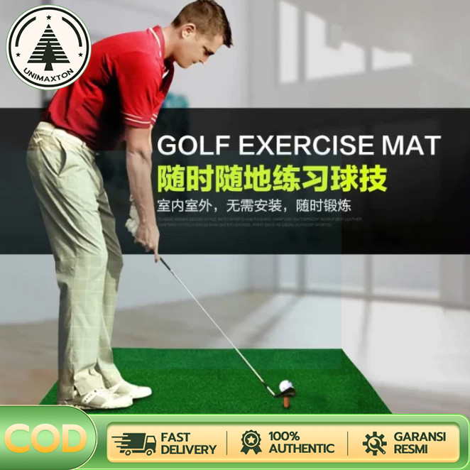 Golf Manila Indoor Golf Mat Practice Hitting Pad with Tee Artificial ...