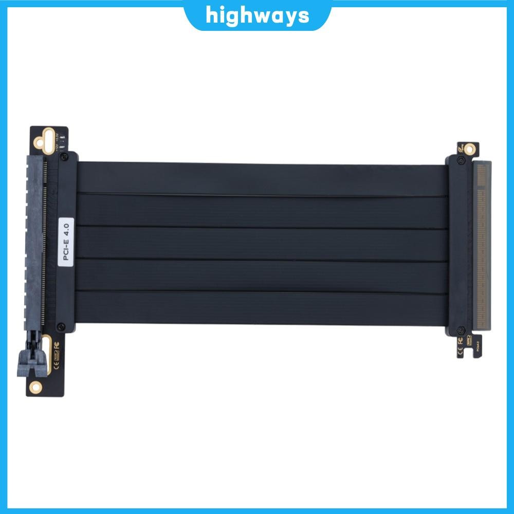 PCI-E 4.0 Riser Cable GPU Extension Cord Extension Port 180 Degree ...