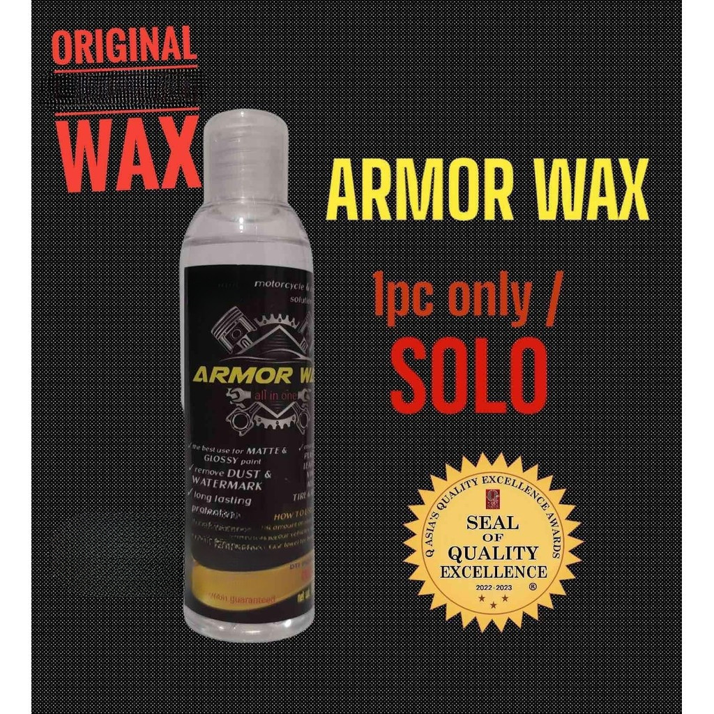 Armor Wax Coat 100ml (Solo) | Shopee Philippines