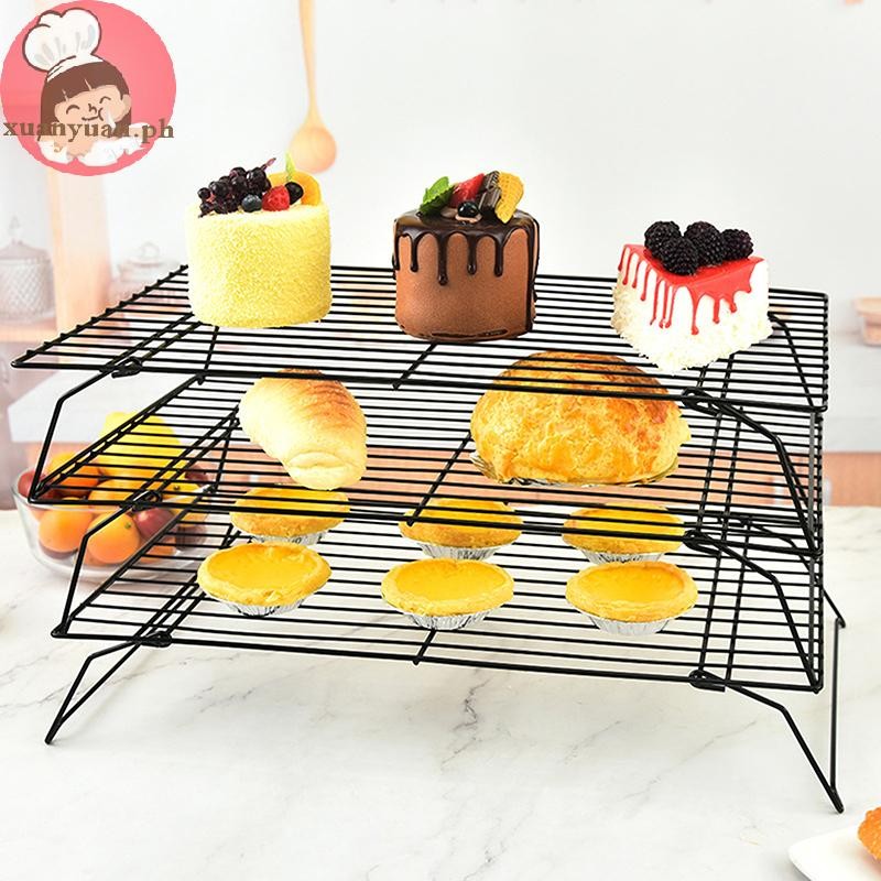 XUAN Stainless Steel Non Stick Wire Grid Pastry Tray Cake Baking ...